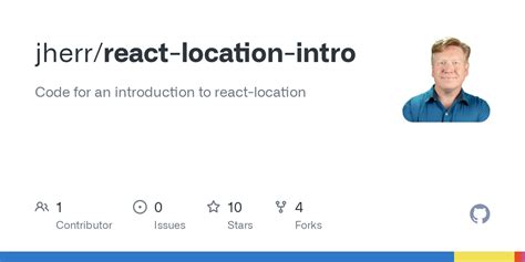 github jherr react location intro code for an introduction to react