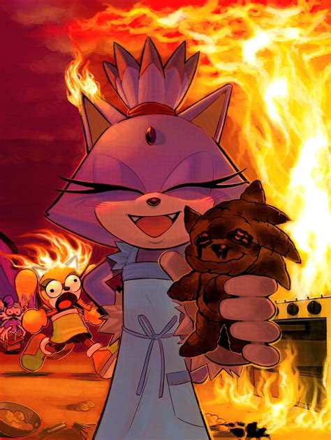 Sonic The Hedgehog Blaze The Cat Marine The Raccoon And Gardon Sonic Drawn By Ultimangga