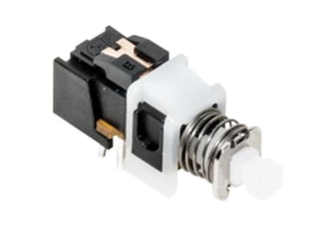 PHB UEETS A C K C K Push Button Switch Latching Through Hole DPDT V Dc