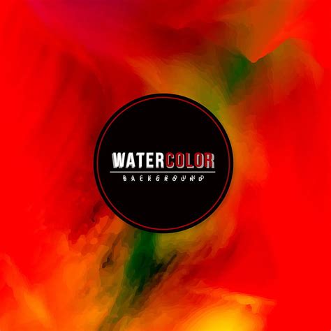 밝은 수채화 배경 벡터 Ai Eps Uidownload