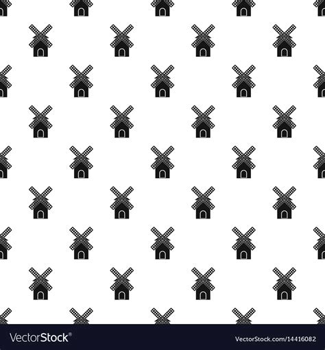 Mill Pattern Royalty Free Vector Image Vectorstock