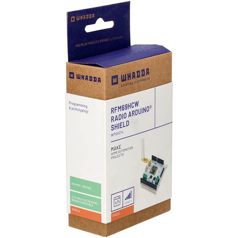 Whadda Wpsh214 Rfm69hcw Radio Arduino® Shield Rapid Online