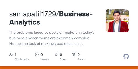 Github Samapatil1729business Analytics The Problems Faced By