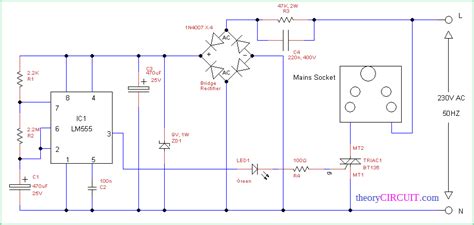 AC Power Outlet With Timer