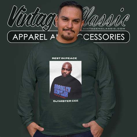 Rip Dj Mister Cee Calvin Lebrun Shirt Vintagenclassic Tee