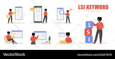 Lsi Keyword Latent Semantic Indexing Search Vector Image