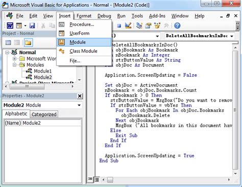 Steo By Step Guide To Delete Bookmarks In Word