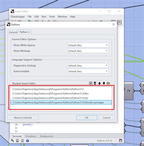 Python Library Location Will Not Stay Deleted Grasshopper Mcneel Forum