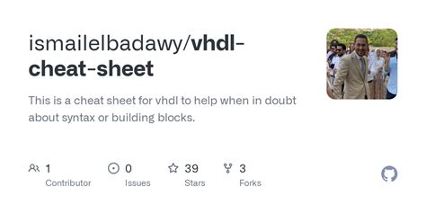 Github Ismailelbadawyvhdl Cheat Sheet This Is A Cheat Sheet For