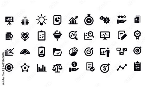 Assessment Icon Set Vector Design Stock Vector Adobe Stock