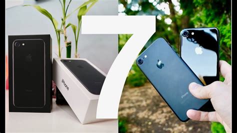 Iphone 7 Unboxing And Review Jet Black Vs Matte Black Youtube