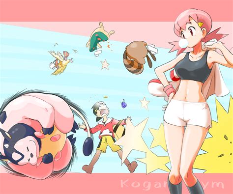 Ethan Whitney Sentret Miltank Quilava And 1 More Pokemon And 2