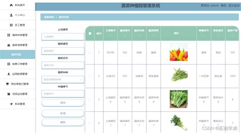 计算机毕业设计springboot蔬菜种植园管理系统c38bm9【附源码 数据库 部署 lw】 农业种植过程管理源码 csdn博客