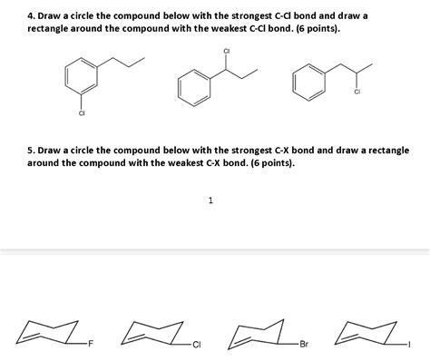 Solved Draw A Circle The Compound Below With The Chegg