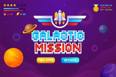 free vector space game interface