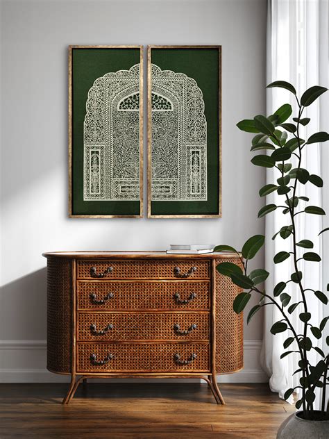 Traditional Indian Architecture Art In Sanjhi