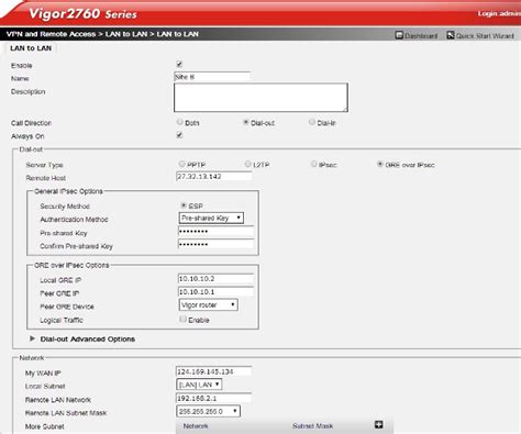 How To Setup GRE Over IPSec LAN To LAN VPN Tunnel On Vigor DrayTek FAQ