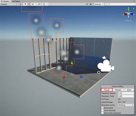 Modifying Gravity Color Size And Lifetime Of Particle Systems Unity Learn