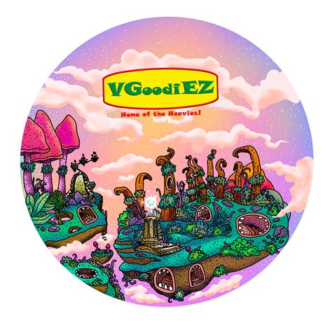 Vgoodiez ~ Crohnabist Moodmat Series 4 Slide 3 Orbital Print By