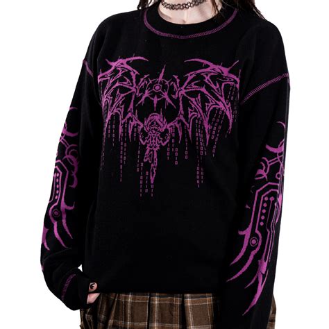 Solver Uzi Sweater Glitch Productions Store