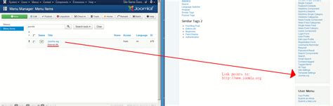 Joomla Menu Item Types Inmotion Hosting