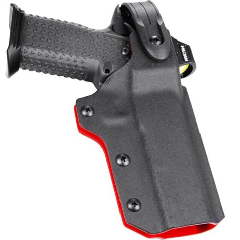 Owb 2011 1911 Level 2 Kydex Red Black Holster Optics Cut Double Stack