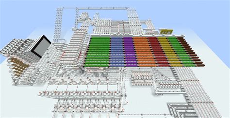 Platinum Red 8 Bit 1 Byte Redstone Computer Demo Version Minecraft Map