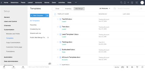 Zoho Sign Zoho Crm Mailmerge