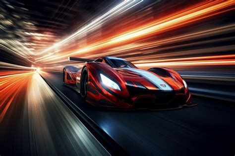 Unleashing Speed Racing Through Time With Cars Premium Ai Generated Image