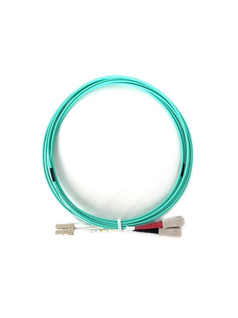 Fiber LC SC Multi Mode OM Mm Duplex LSZH Aqua Jacket Ppa Usa Com