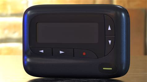 Pager Screen Off 3d Model 24 3ds Blend C4d Fbx Max Ma Obj