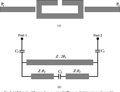figure 1 from design of a microstrip diplexer and triplexer using open