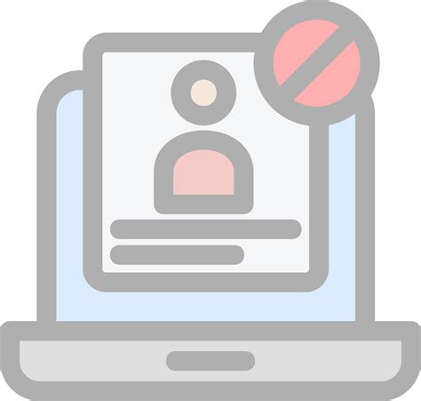 Unauthorized Vector Icon Design 16506634 Vector Art At Vecteezy