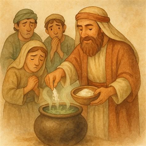 Shiloh Slides · Image Detail Watercolor Death In The Pot Is Healed
