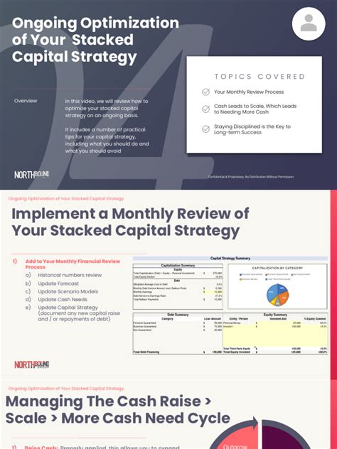 410 Ongoing Optimization Of Your Stacked Capital Strategy Pdf Debt