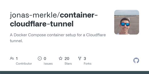 github jonas merkle container cloudflare tunnel a docker compose