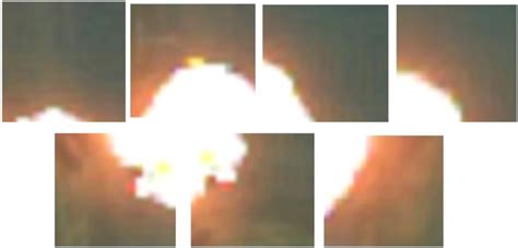 Explosion Image Of Another Projectile Captured By Any Adjacent Seven