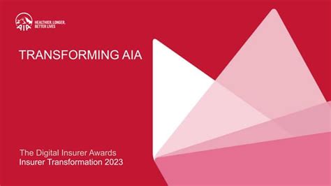 Aia Insurance Lanka Ltd Insurer Transformation Award 2022 Pptx