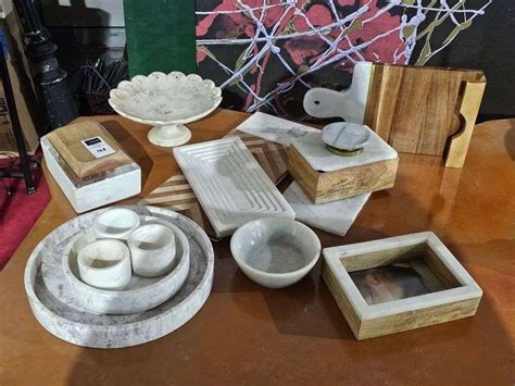 Assorted Stoneware Accented Kitchenware Accessories Bidsells