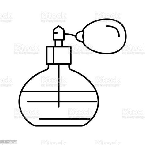 향수 스프레이 병 유리 라인 아이콘 벡터 일러스트 레이 션 0명에 대한 스톡 벡터 아트 및 기타 이미지 0명 물 벡터 Istock