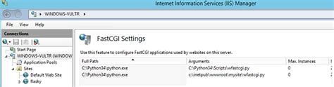 Deploying Python Web App Flask In Windows Server Iis Using Fastcgi