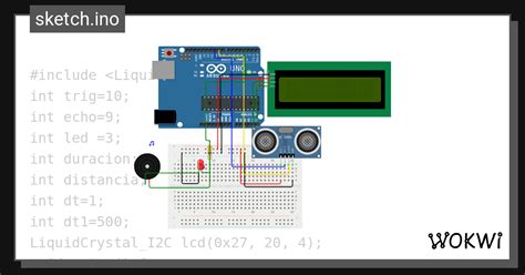 Sensor Ultrasonico Hc Sr04 Wokwi Esp32 Stm32 Arduino Simulator