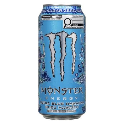 Monster Energy Drink Zero Sugar Ultra Blue Hawaiian 473ml Fresh