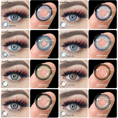 Eyeshare 1 Pair New York Pro Color Contact Lens Eye Contacts Cosmetic