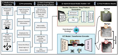 A Hybrid Workflow Of Residual Convolutional Transformer Encoder For Breast Cancer Classification
