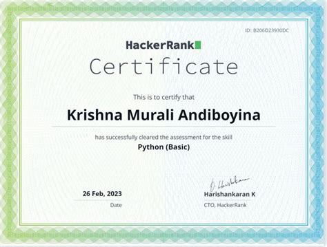 krishna murali on linkedin python hackerrank