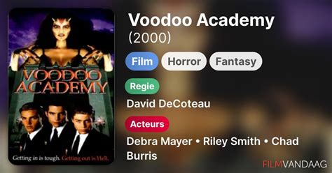 Voodoo Academy Film 2000 Filmvandaagnl
