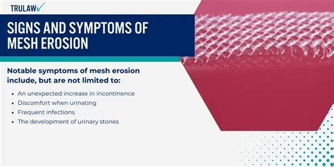 Transvaginal Mesh What Are The Symptoms Of Mesh Erosion