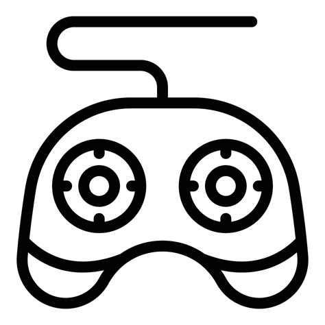 Gaming Input Device Icon Outline Joystick Controller 44234100 Vector Art At Vecteezy