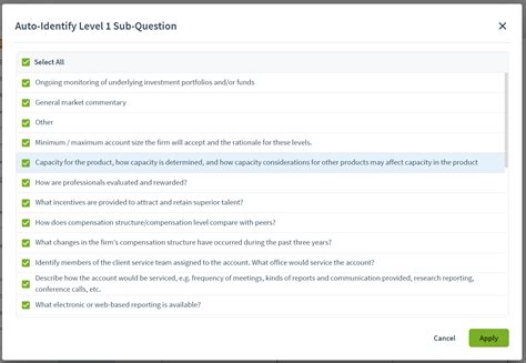 Indicating Sub Questions Within A Project Home